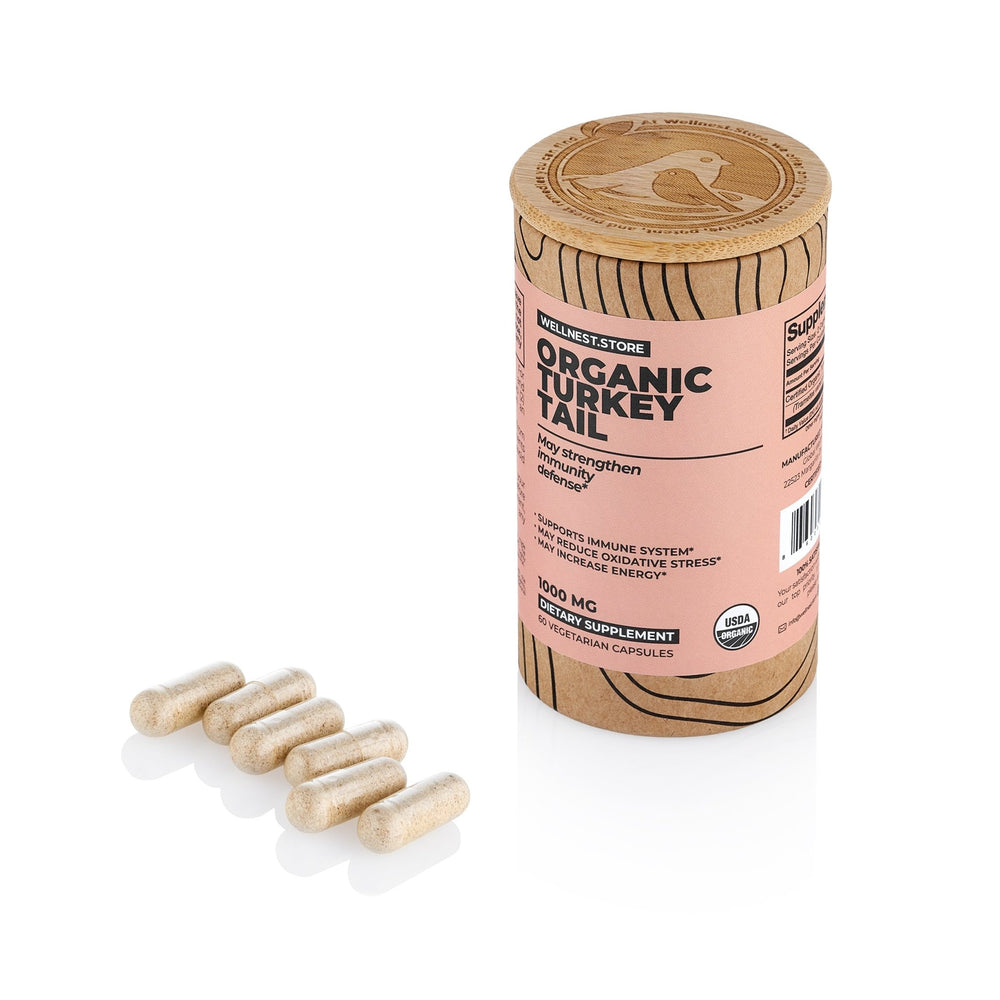 Organic Turkey Tail Mushroom – Wellnest.Store