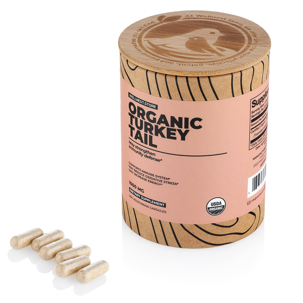 Organic Turkey Tail Mushroom – Wellnest.Store